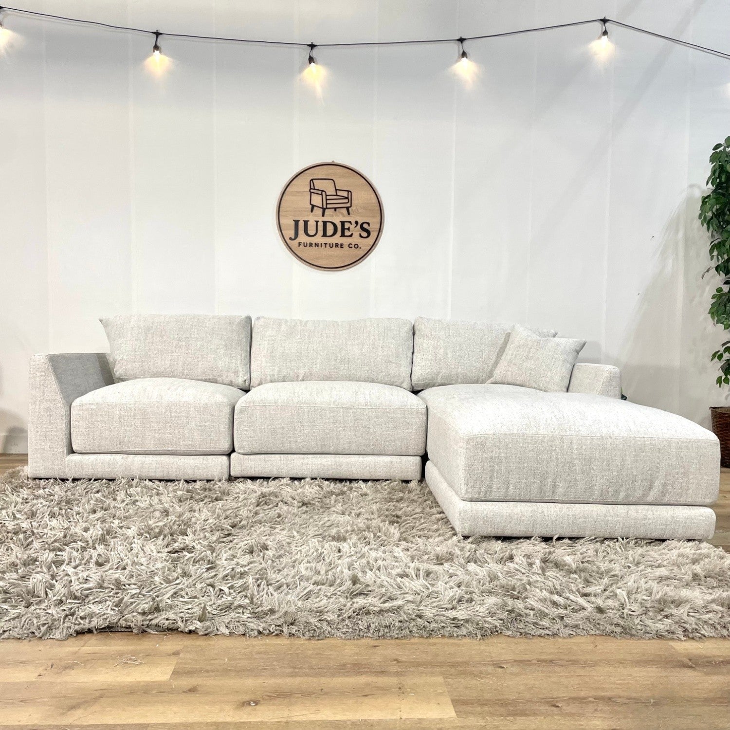 Dayna 4-piece Fabric Modular Sectional